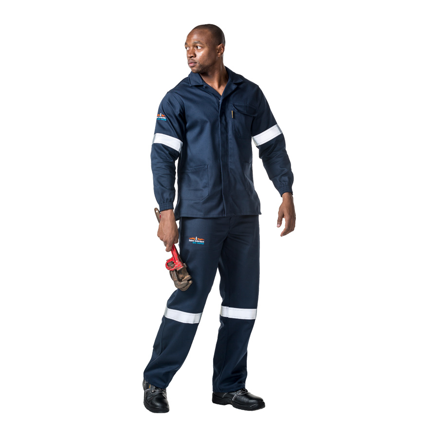 Dromex Navy SABS D59 Flame & Acid Conti Pants (with Reflective) from ...
